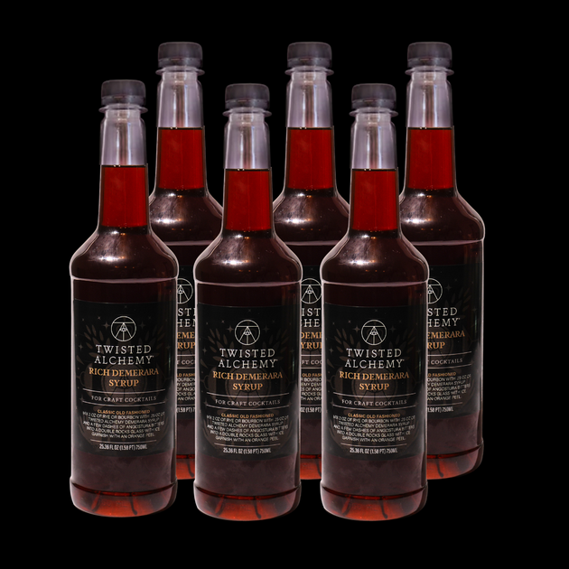 100% DEMERARA SYRUP - 6 PACK - 750mL BOTTLES – Twisted Alchemy Wholesale