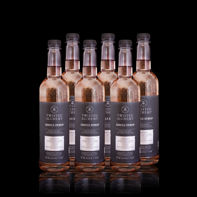 100% RICH SIMPLE SYRUP - 6 PACK - 750mL BOTTLES – Twisted Alchemy Wholesale